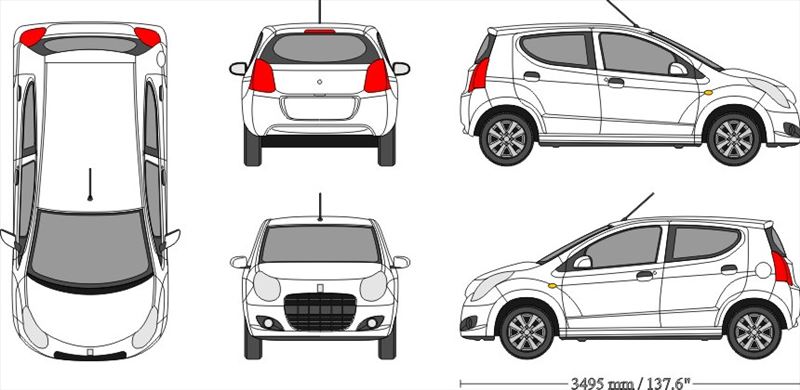 Szyba boczna opuszczana z przodu lewa NISSAN PIXO; SUZUKI ALTO VII ...